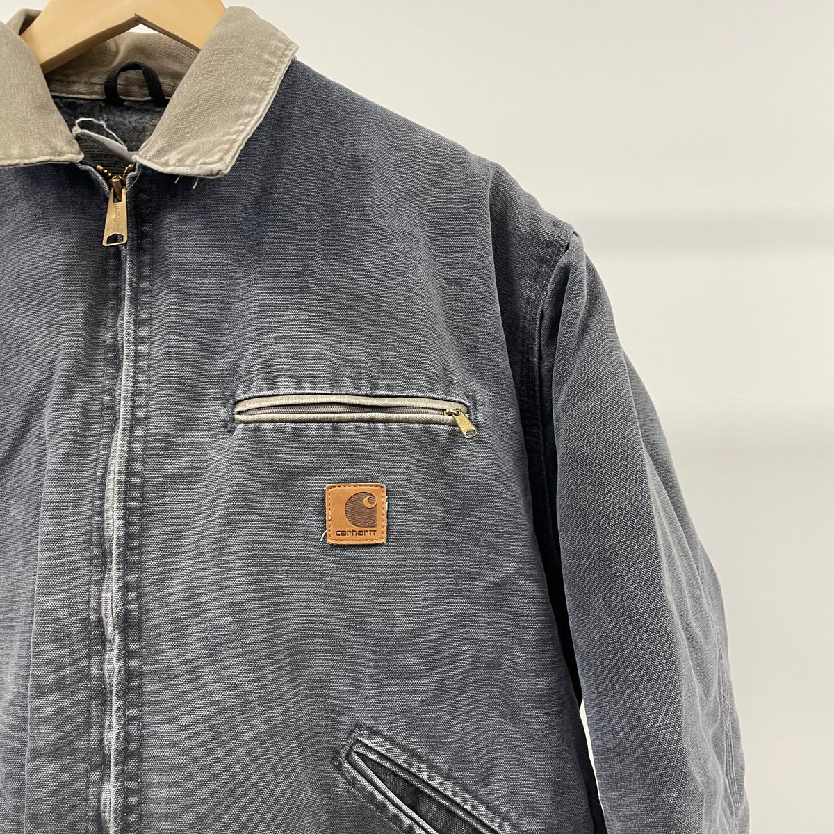 Vintage Carhartt Faded Grey Detroit Jacket | We Vintage