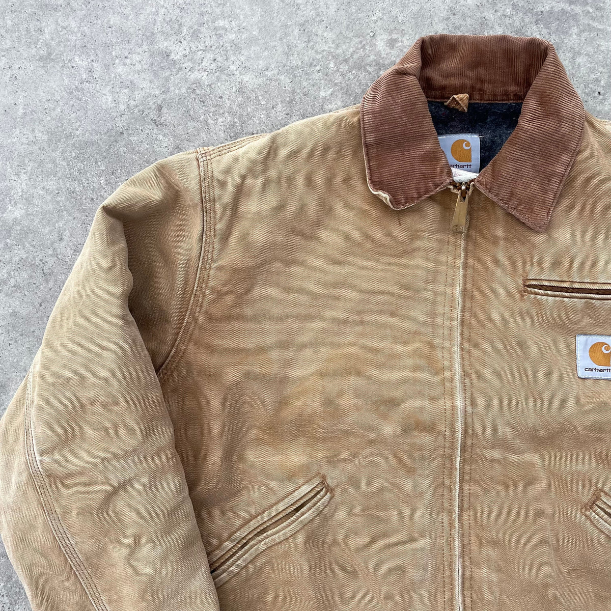 Vintage Carhartt Sand Detroit Jacket | We Vintage
